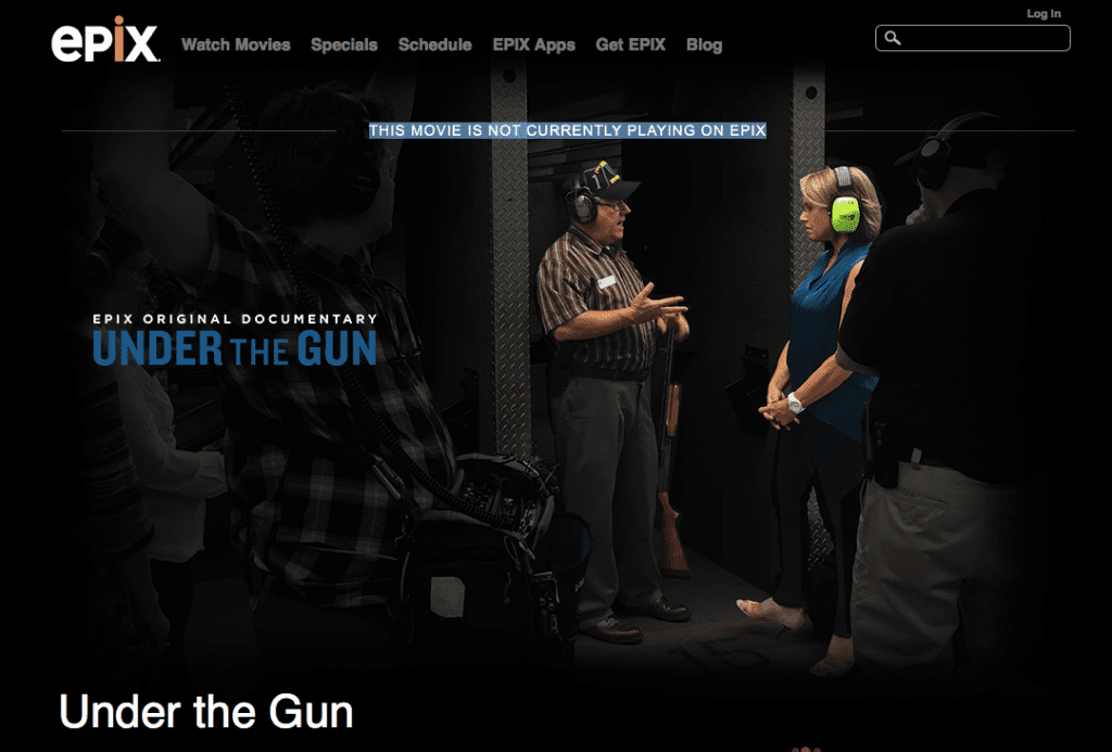 EPIX channel is pulling Katie Couric's Gun Control Movie with its ...
