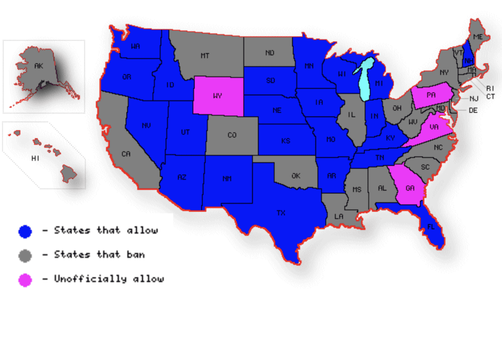 UPDATED: 23 State Capitols Officially Allow Some Form Of Legal Firearm ...