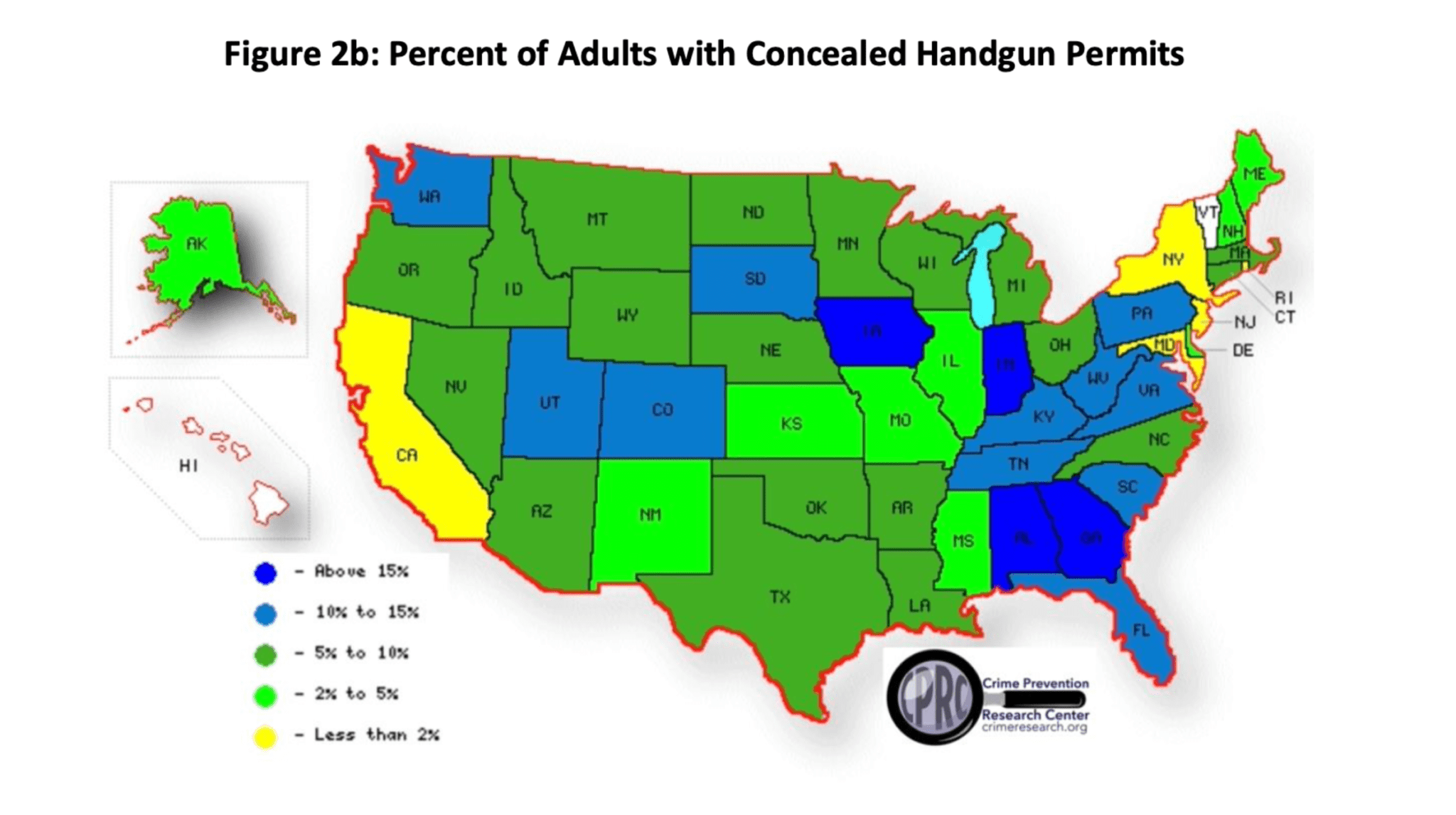 Concealed Carry Permit Holders Across the United States: 2021 - Crime ...