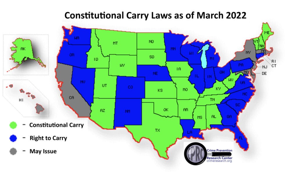 Alabama becomes the 22nd Constitutional Carry State - Crime Prevention ...