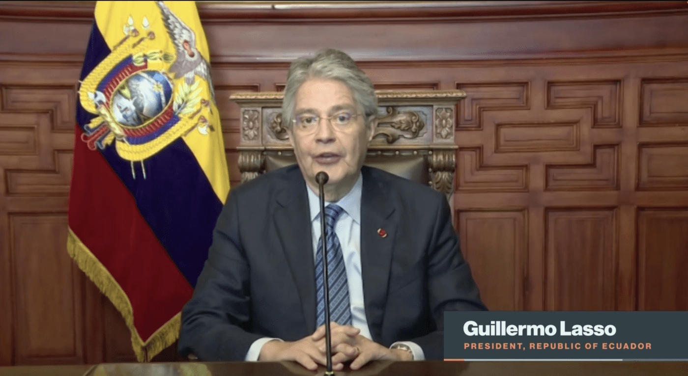 Ecuador's President Guillermo Lasso authorizes civilians carrying of ...