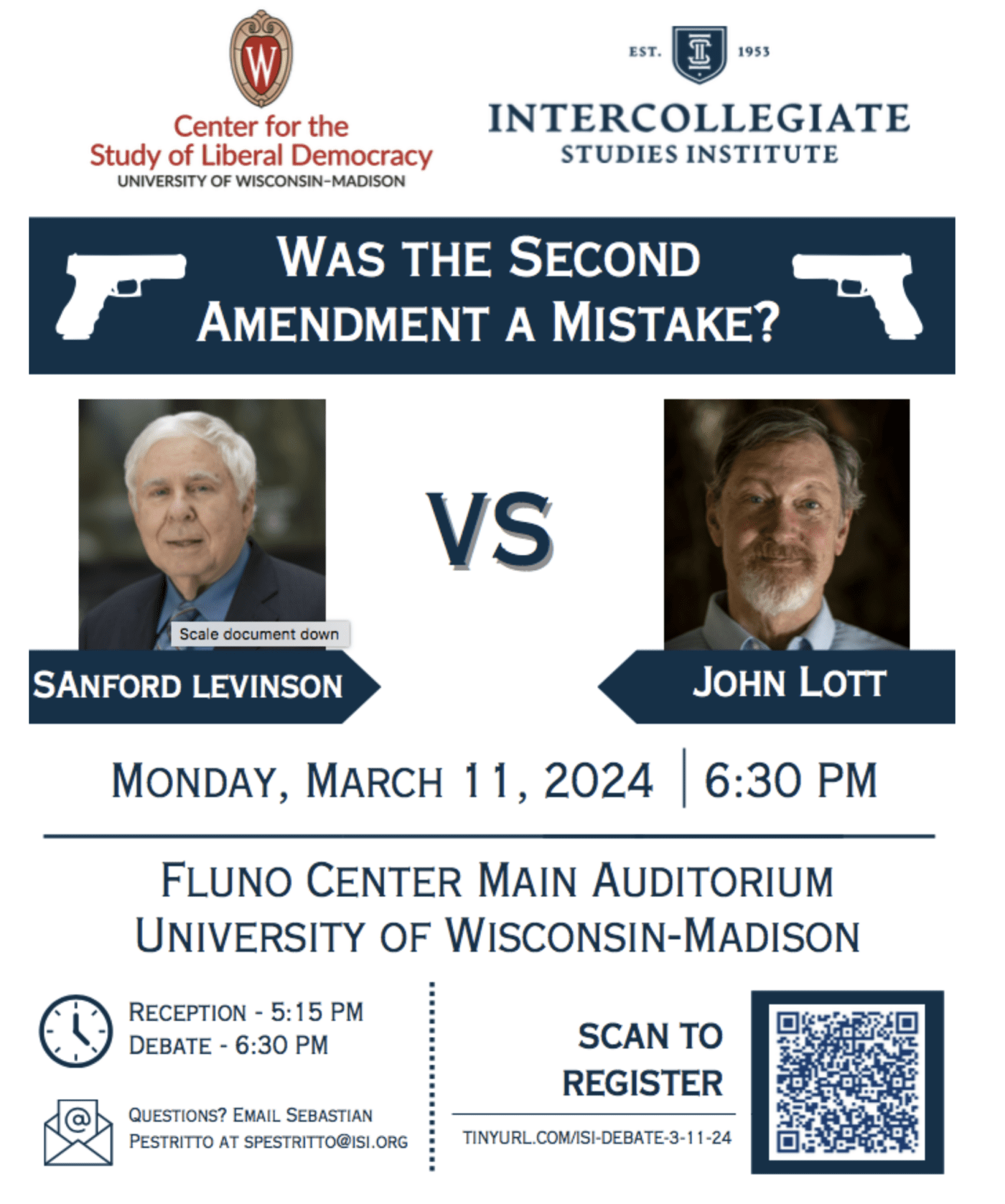 Debate on the Second Amendment at the University of Wisconsin - Madison ...