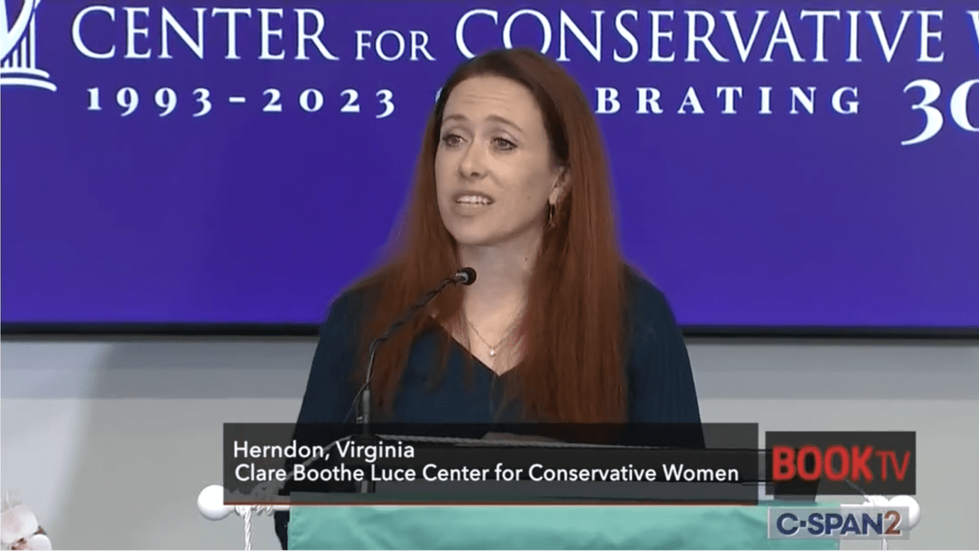 Crime Prevention Research Center fellow Amanda Collins Johnson talked ...