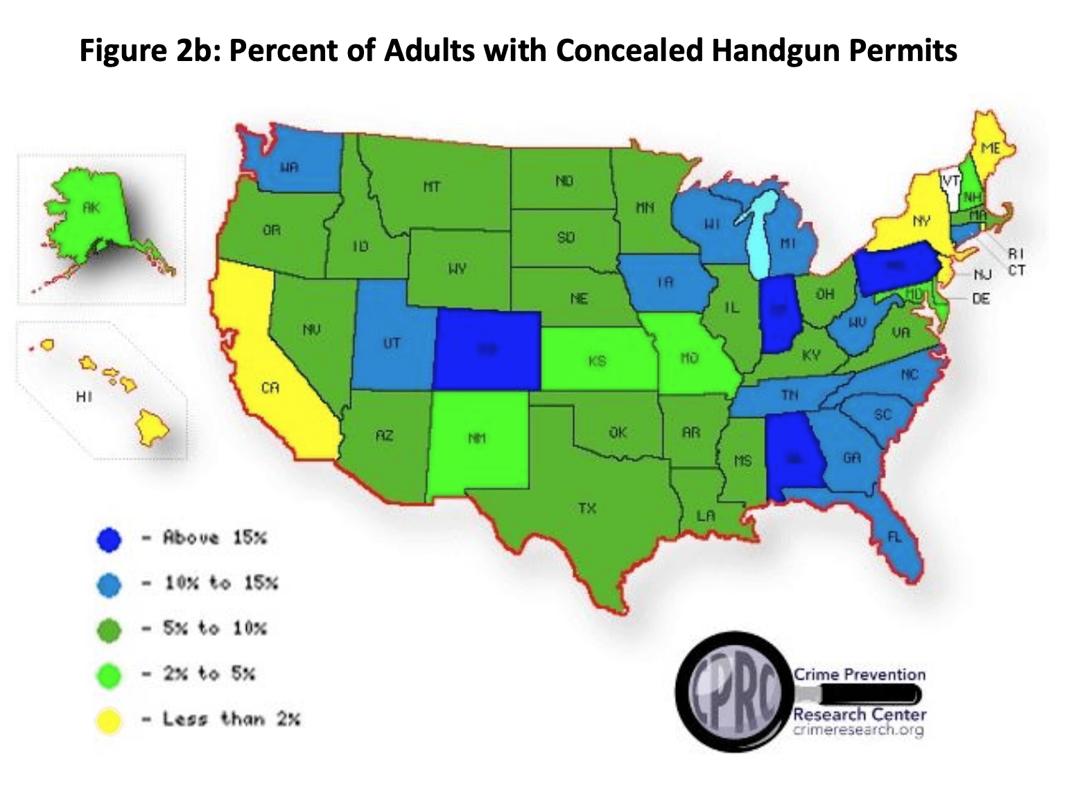 Concealed Carry Permit Holders Across the United States: 2024 - Crime ...