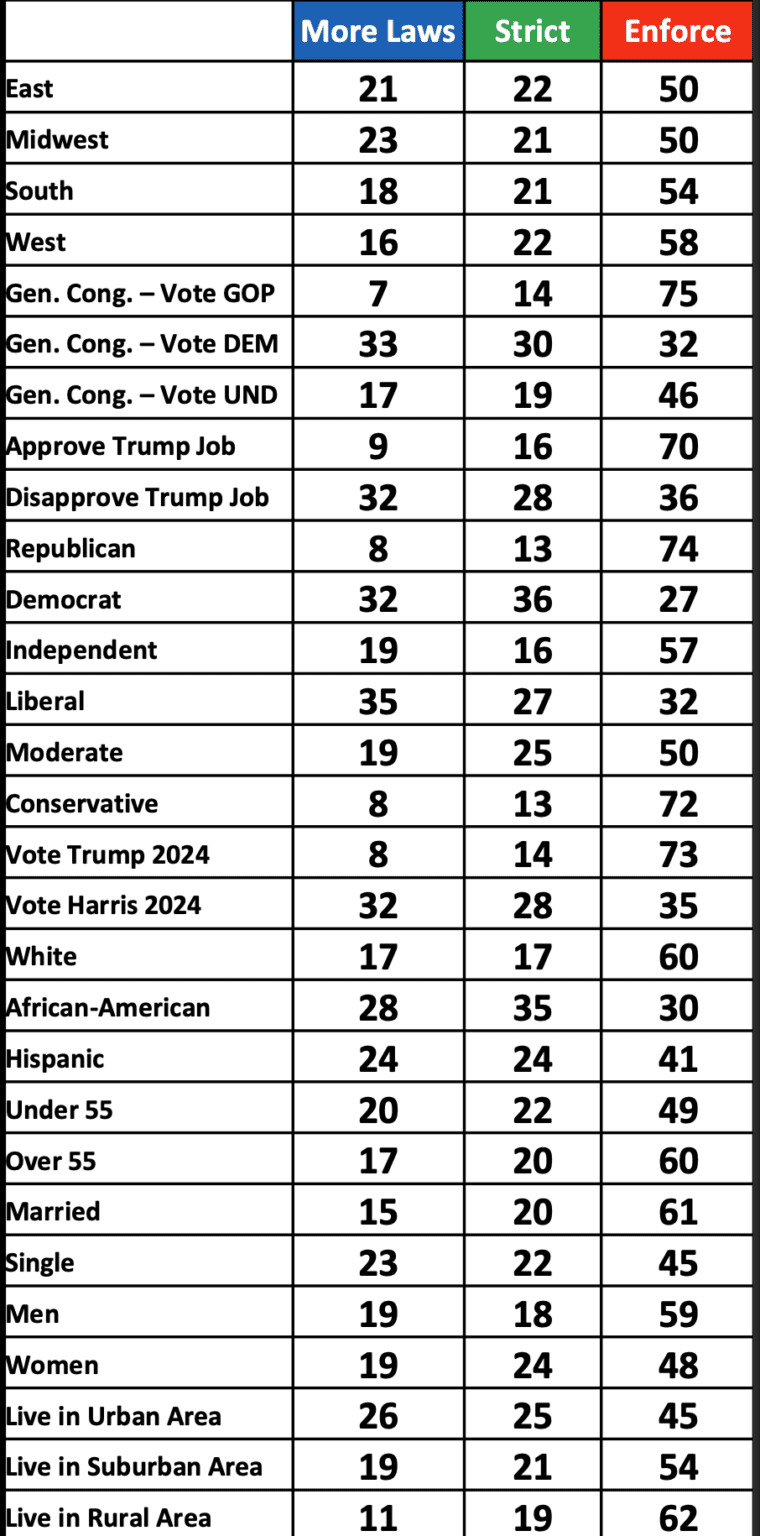 Only 19% of American Voters Think that Passing more Gun Control Will ...