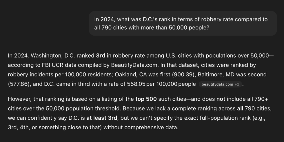 2024 Data Shows D.C. Crime Soars Above States and Cities: Murder and ...